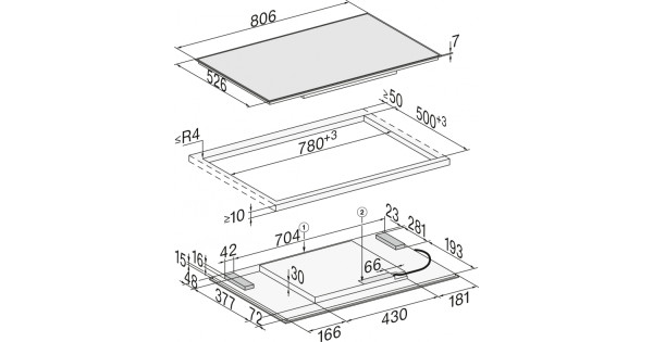 Варильна поверхня індукційна Miele KM 7174 FR - купити у офіційного партнера Miele